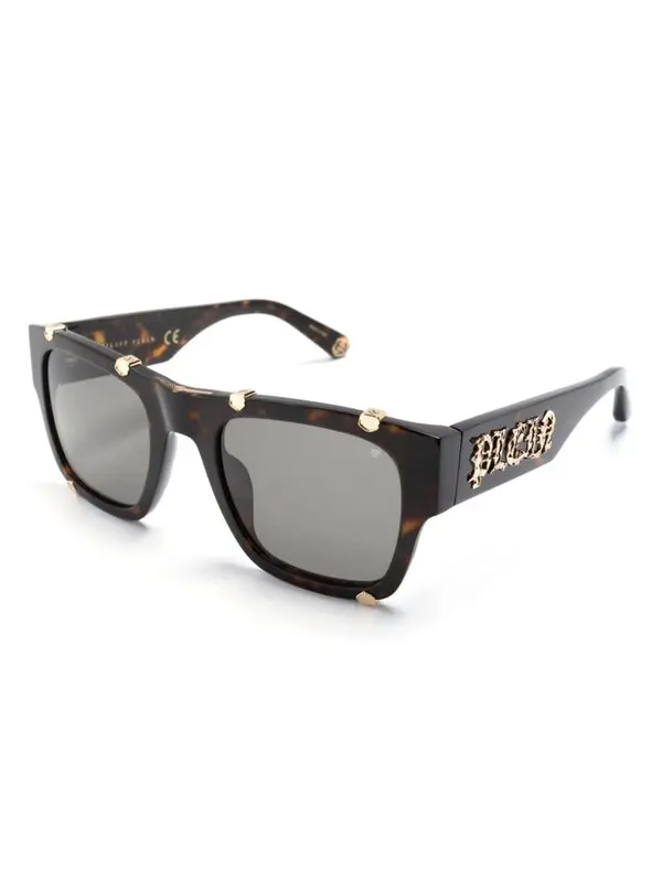 Philipp Plein Logo-engraved Sunglasses