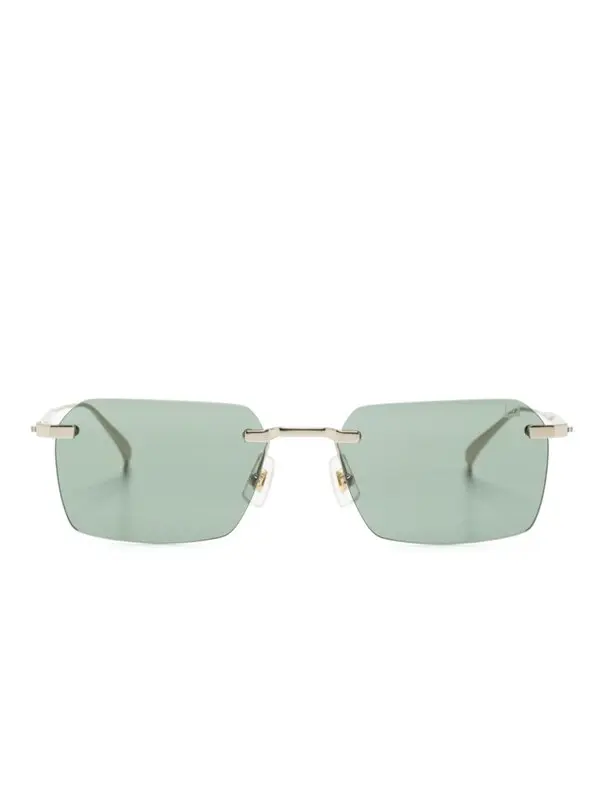 Dunhill Rectangle-frame Sunglasses - Gold