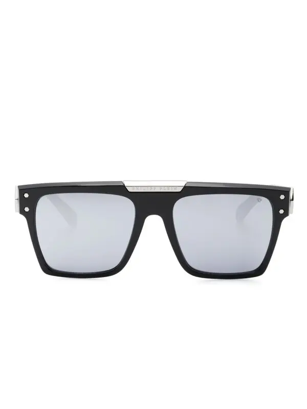 Philipp Plein Square Frame Sunglasses - Black