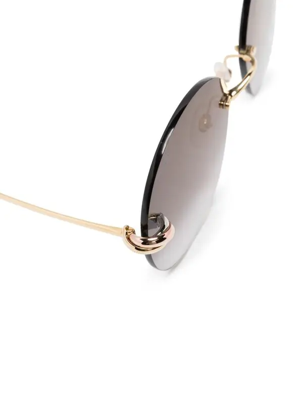 CARTIER Trinity Round-frame Sunglasses