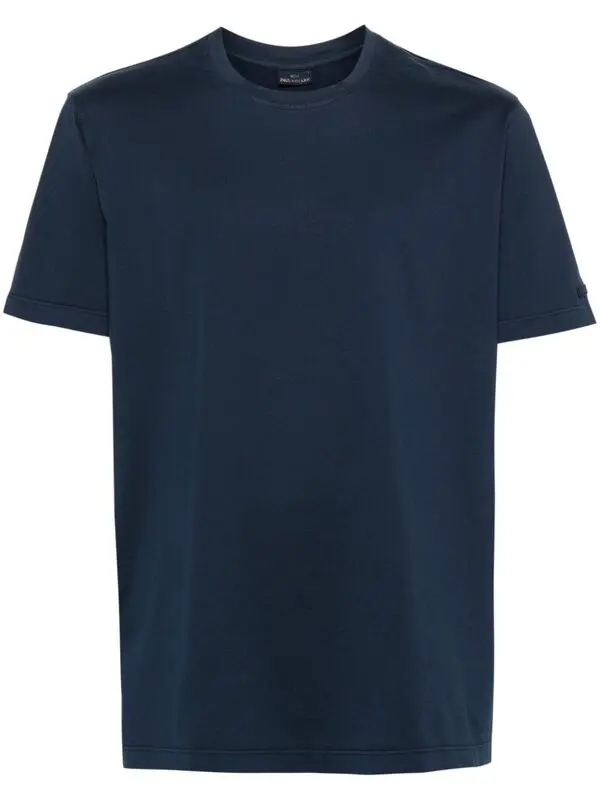 Paul & Shark Crew-neck Cotton T-shirt - Blue