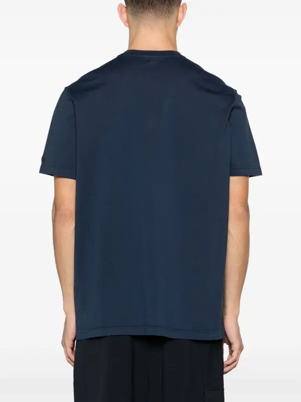 Paul & Shark Crew-neck Cotton T-shirt - Blue