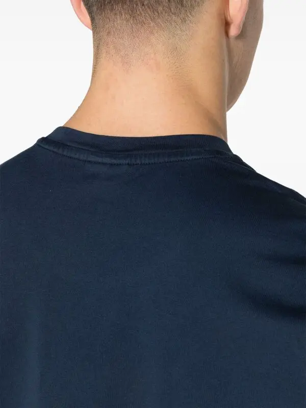 Paul & Shark Crew-neck Cotton T-shirt - Blue