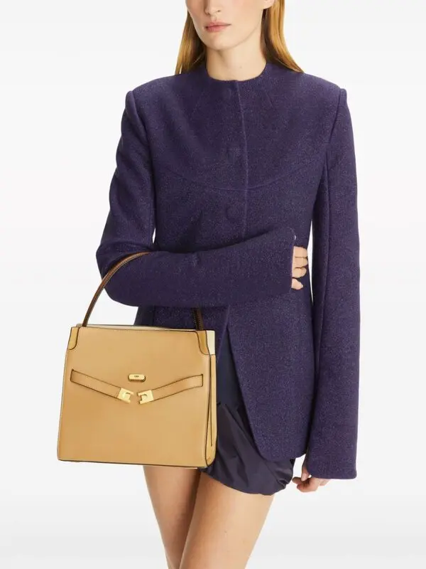 Tory Burch Small Lee Radziwill Tote - Brown