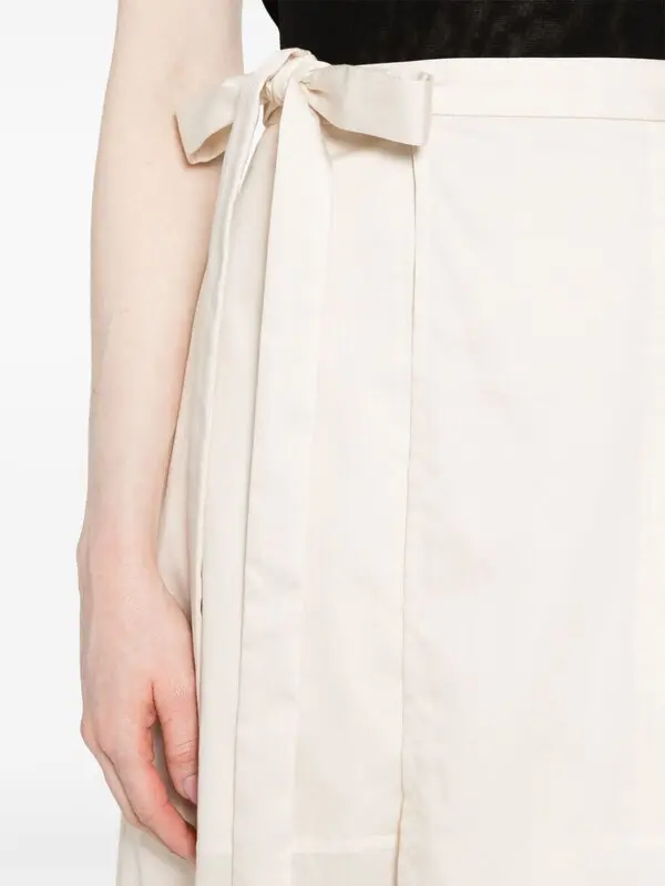 JOSEPH Alix Cotton Skirt - Neutrals