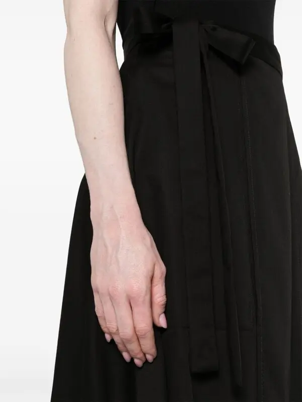 JOSEPH Alix Cotton Skirt - Black