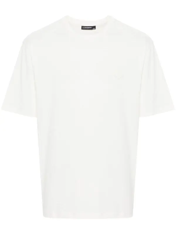 J. Lindeberg Hale Logo-patch T-shirt - Neutrals