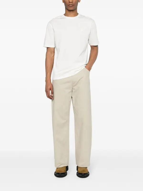 J. Lindeberg Hale Logo-patch T-shirt - Neutrals