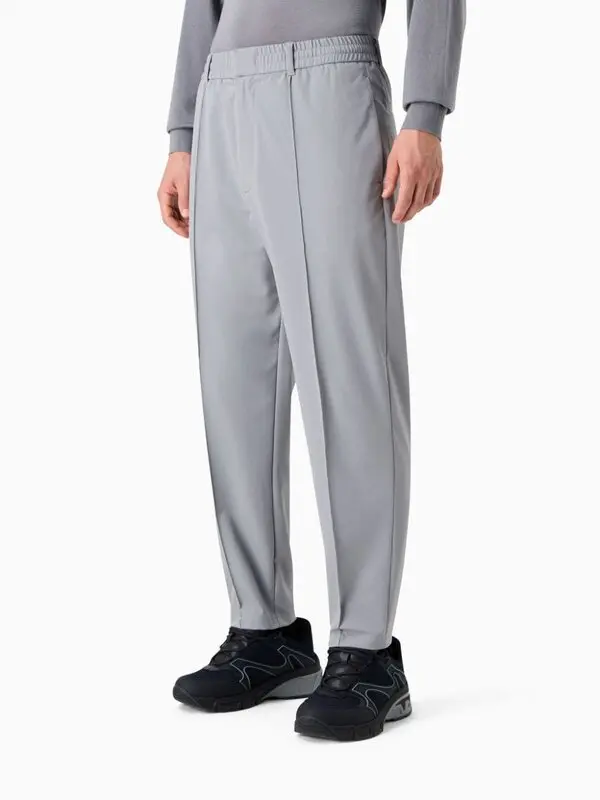 Emporio Armani Travel Essential Trousers - Grey | Editorialist