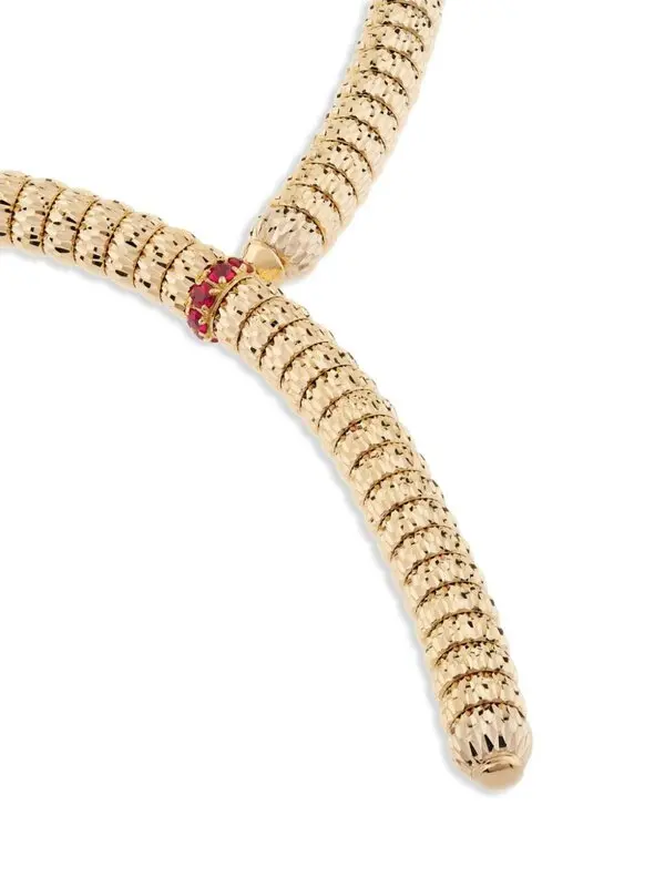 OFFICINA BERNARDI 18kt Yellow Ruby And Diamond Necklace