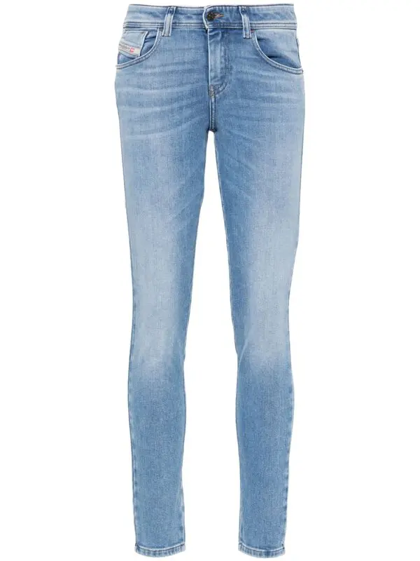 DIESEL® Slandy Mid-rise Jeans - Blue