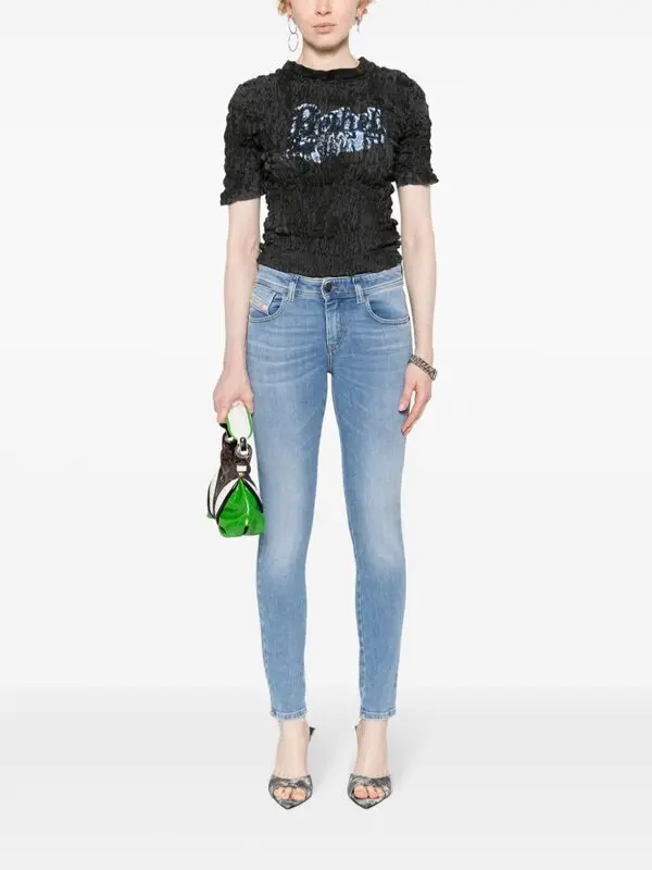 DIESEL® Slandy Mid-rise Jeans - Blue