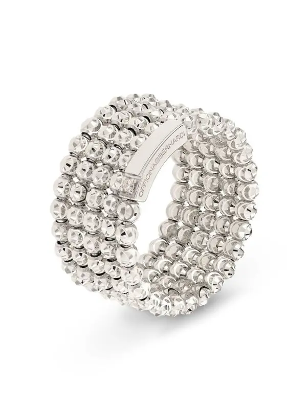 OFFICINA BERNARDI 18kt White Gold Diamond Ring - Silver