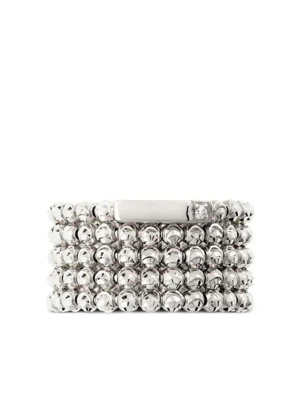 OFFICINA BERNARDI 18kt White Gold Diamond Ring - Silver