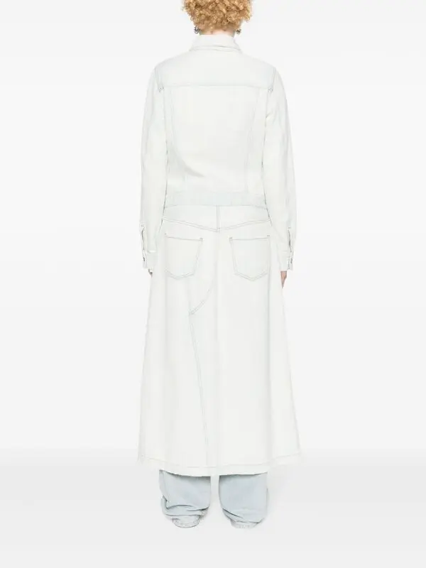 MAISON MARGIELA Single-stitch Denim Maxi Coat