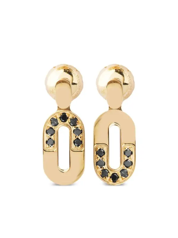 OFFICINA BERNARDI 18kt Yellow Diamond Drop Earrings - Gold