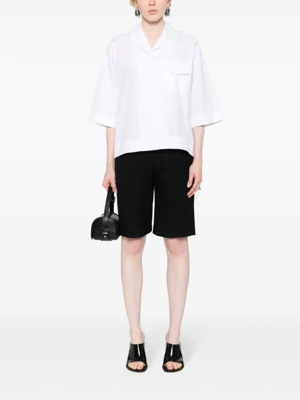 Sportmax Parole Cotton Shirt - White