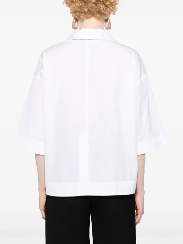 Sportmax Parole Cotton Shirt - White