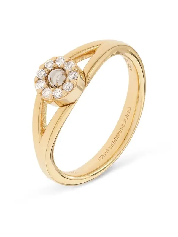 OFFICINA BERNARDI 18kt Yellow Diamond Ring - Gold