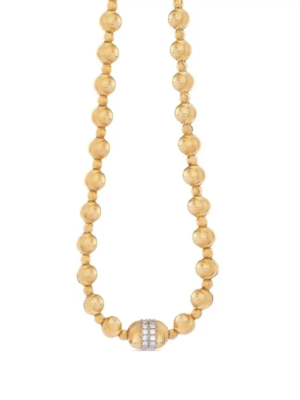 OFFICINA BERNARDI 18kt Yellow Diamond Empire Necklace - Gold