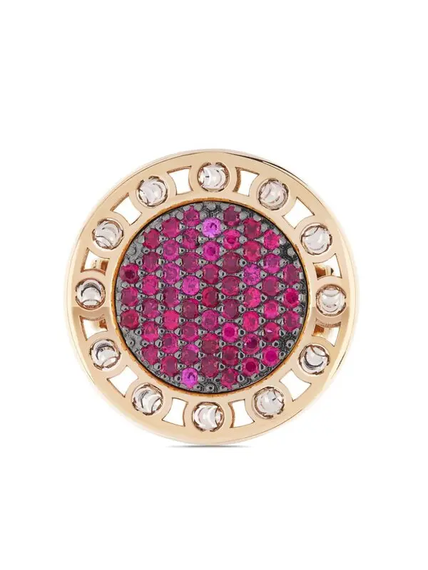 OFFICINA BERNARDI 18kt Yellow Senzatempo Ruby Ring