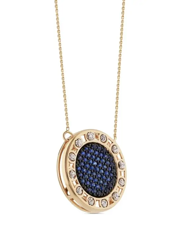 OFFICINA BERNARDI 18kt Yellow Senzatempo Sapphire And Diamond Necklace