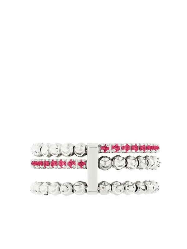 OFFICINA BERNARDI 18kt White Gold Ruby Eden Ring