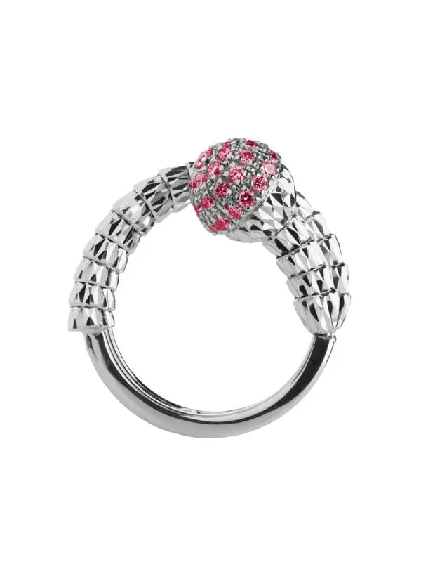 OFFICINA BERNARDI 18kt White Gold Ophidia Ruby Ring