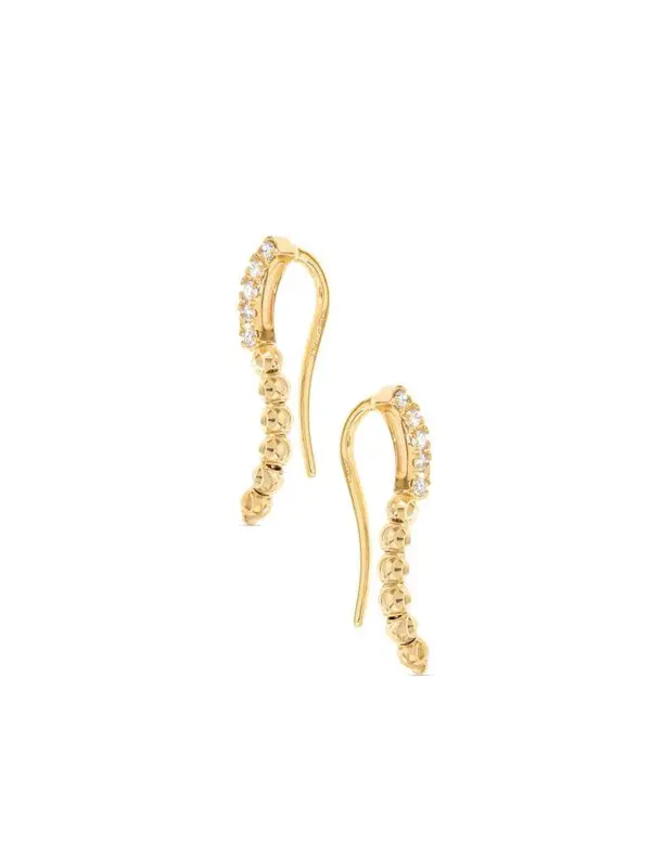 OFFICINA BERNARDI 18kt Yellow Diamond Cuff Earrings