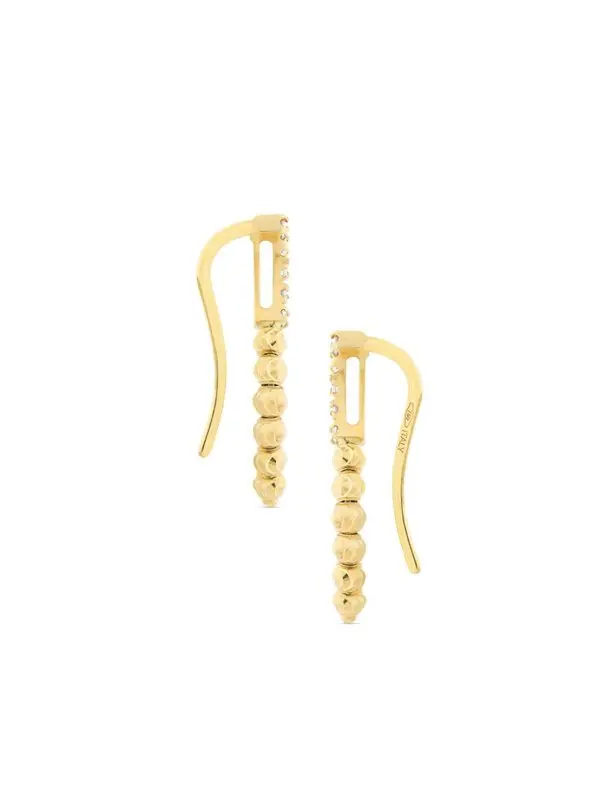 OFFICINA BERNARDI 18kt Yellow Diamond Cuff Earrings