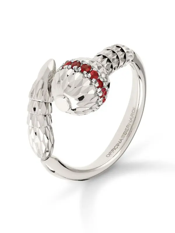 OFFICINA BERNARDI 18kt White Gold Ruby Ring