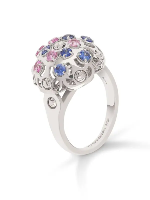 OFFICINA BERNARDI 18kt White Gold Sapphire Ring - Silver