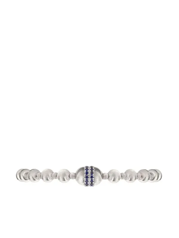 OFFICINA BERNARDI 18kt White Gold Sapphire Empire Bracelet - Silver