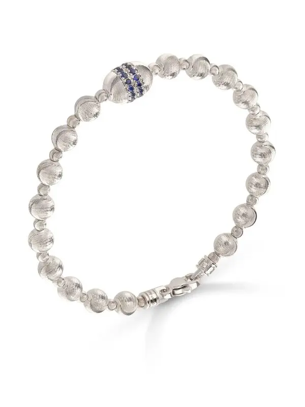 OFFICINA BERNARDI 18kt White Gold Sapphire Empire Bracelet - Silver