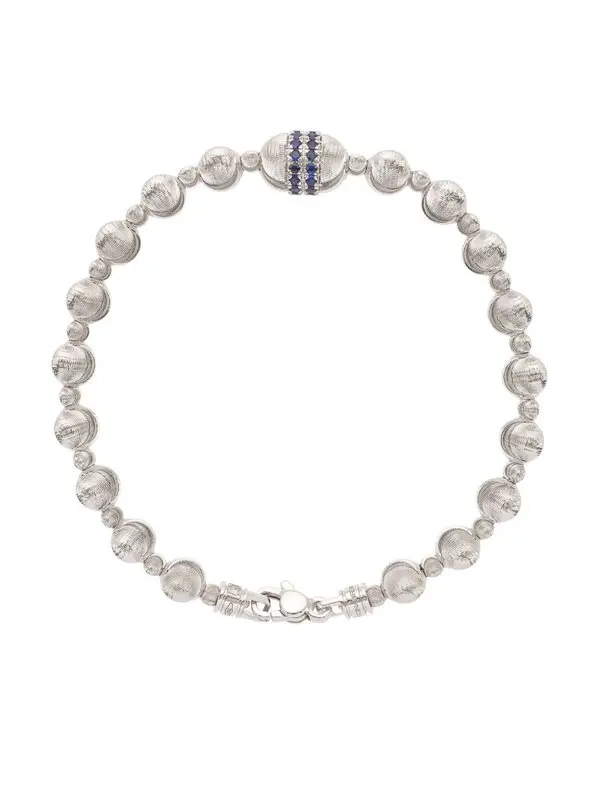 OFFICINA BERNARDI 18kt White Gold Sapphire Empire Bracelet - Silver