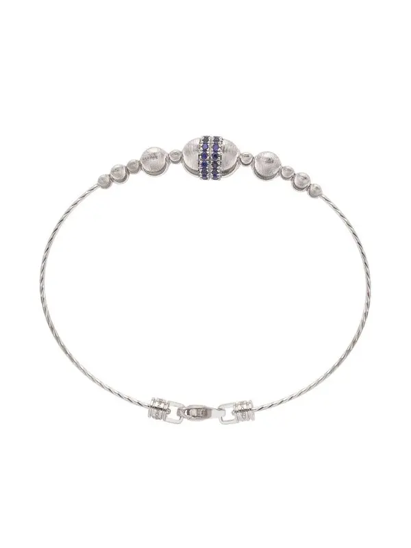 OFFICINA BERNARDI 18kt White Gold Enigma Sapphire Bracelet