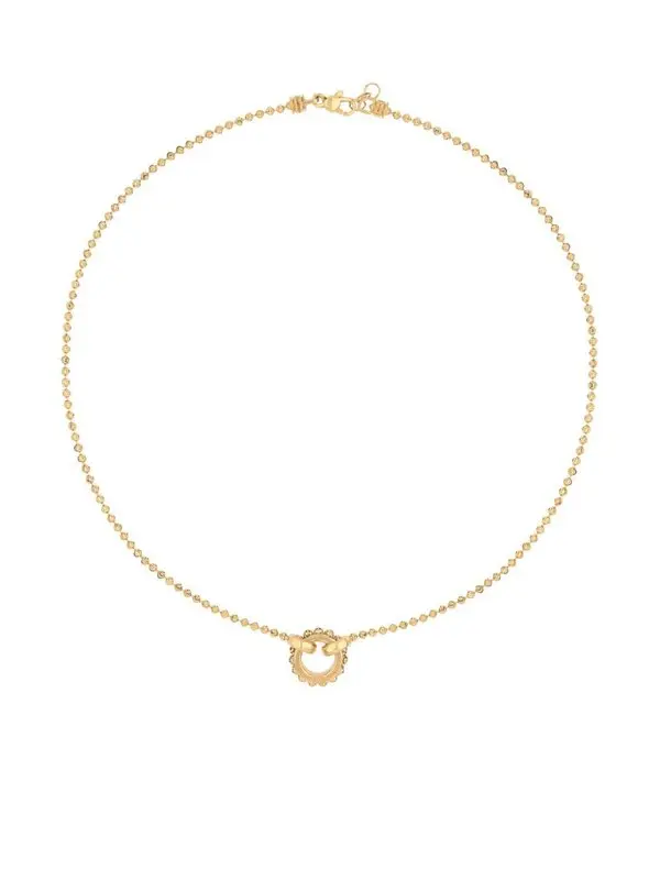 OFFICINA BERNARDI 18kt Yellow Moon Dora Necklace