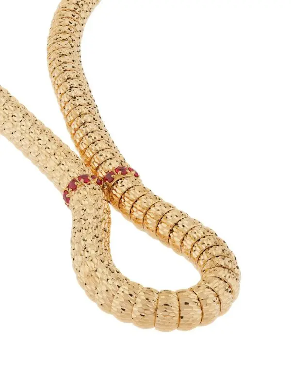 OFFICINA BERNARDI 18kt Yellow Ruby And Diamond Necklace