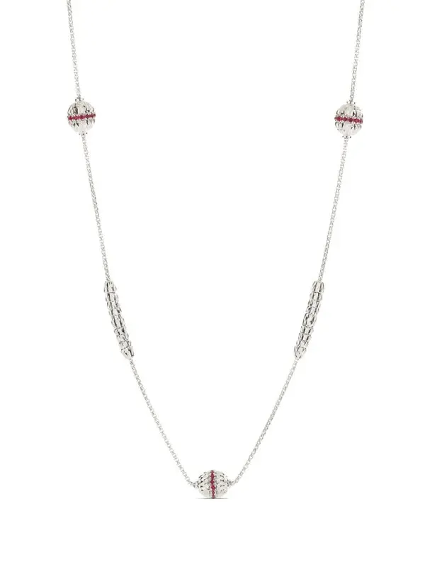 OFFICINA BERNARDI 18kt White Gold Ophidia Ruby Necklace