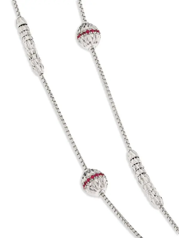 OFFICINA BERNARDI 18kt White Gold Ophidia Ruby Necklace