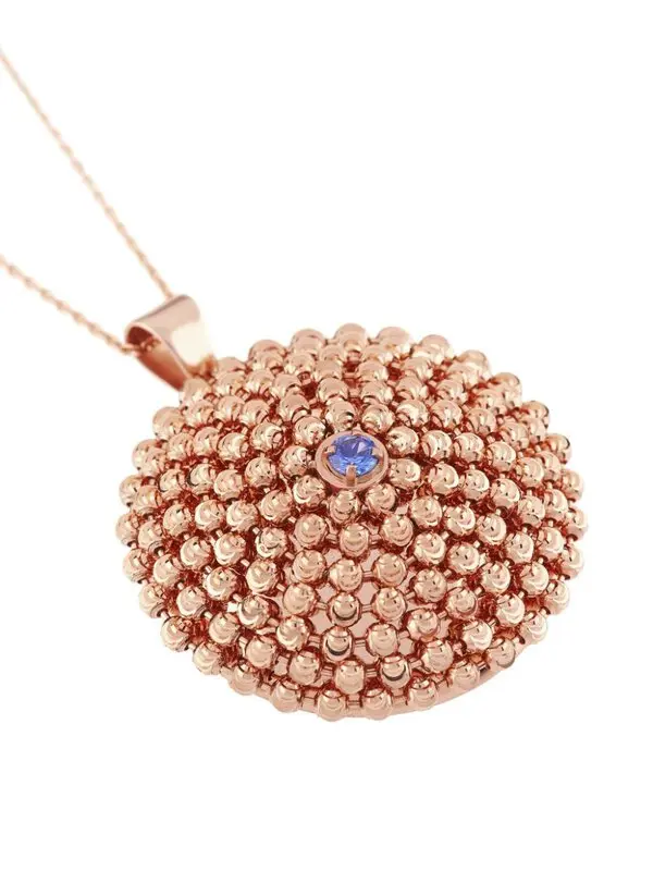 OFFICINA BERNARDI 18kt Rose Gold Sapphire Mimosa Necklace - Pink
