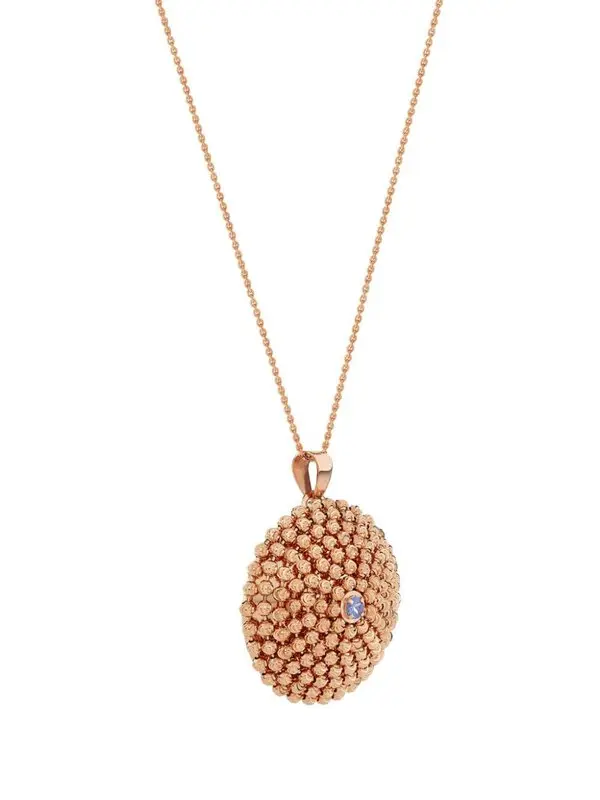 OFFICINA BERNARDI 18kt Rose Gold Sapphire Mimosa Necklace - Pink