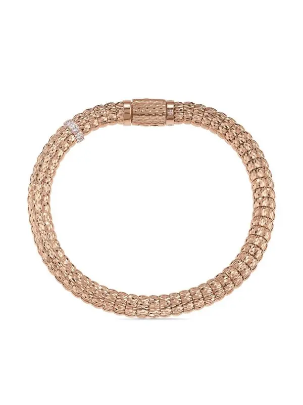 OFFICINA BERNARDI 18kt Rose Gold Diamond Enigma Bracelet - Pink