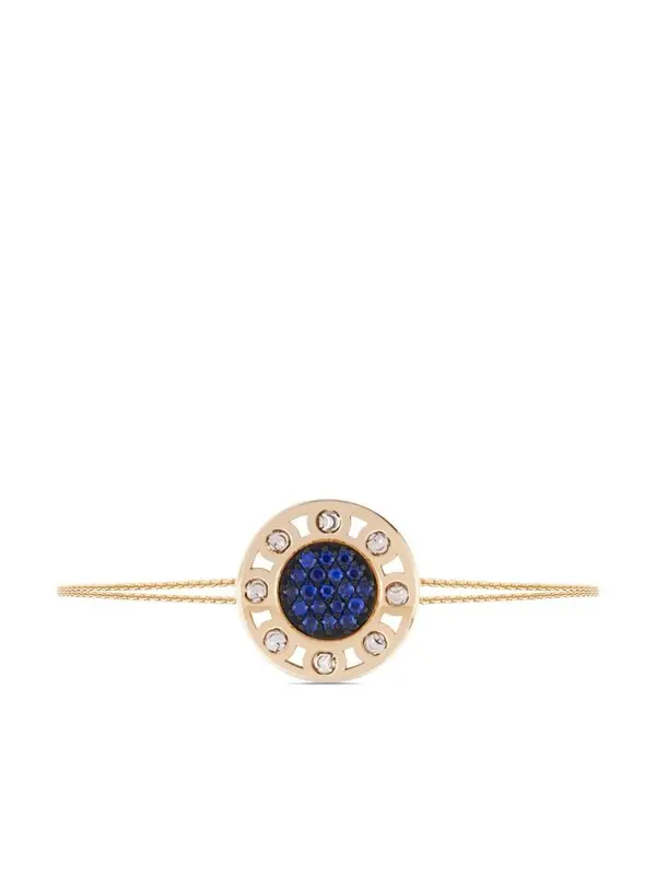 OFFICINA BERNARDI 18kt Senzatempo Sapphire And Diamond Bracelet - Gold
