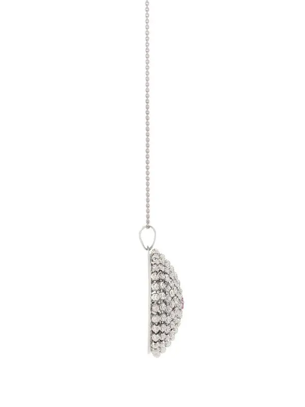 OFFICINA BERNARDI 18kt White Gold Mimosa Sapphire Necklace - Silver