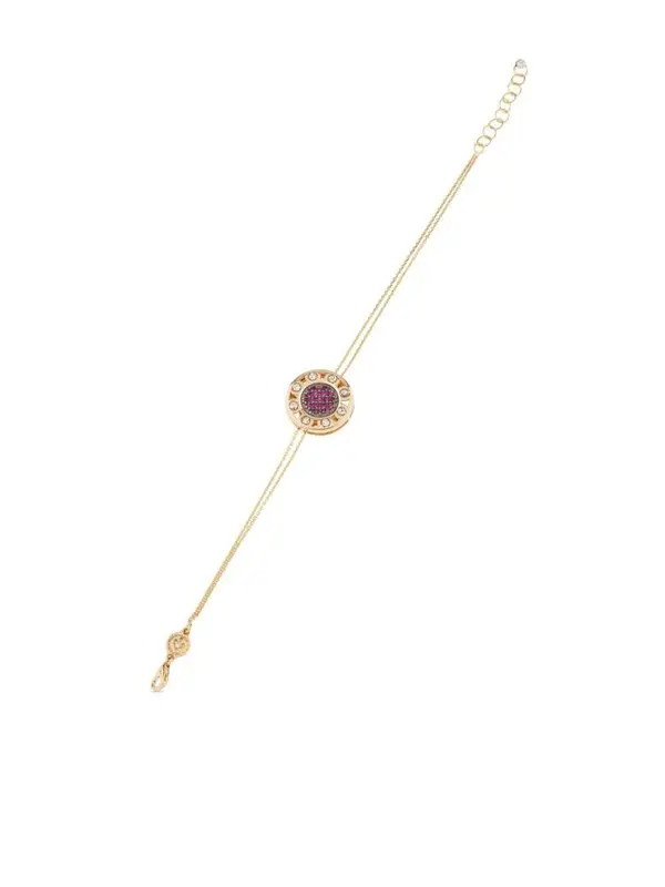 OFFICINA BERNARDI 18kt Yellow Senzatempo Ruby And Diamond Bracelet