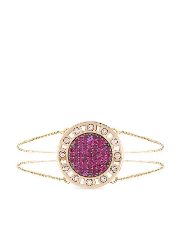 OFFICINA BERNARDI Senzatempo Ruby And Diamond Bracelet - Gold
