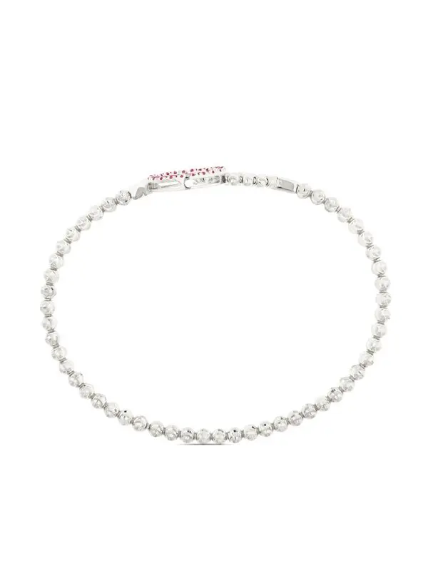 OFFICINA BERNARDI 18kt White Gold Moon Eden Ruby Bracelet - Silver