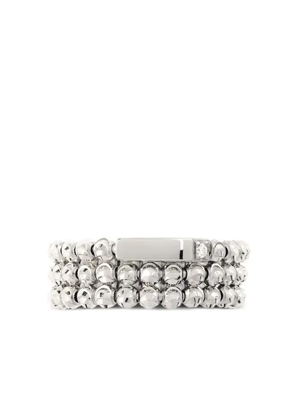 OFFICINA BERNARDI 18kt White Gold Diamond Ring - Silver