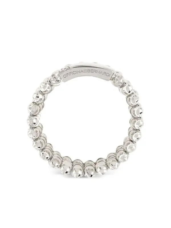 OFFICINA BERNARDI 18kt White Gold Diamond Ring - Silver